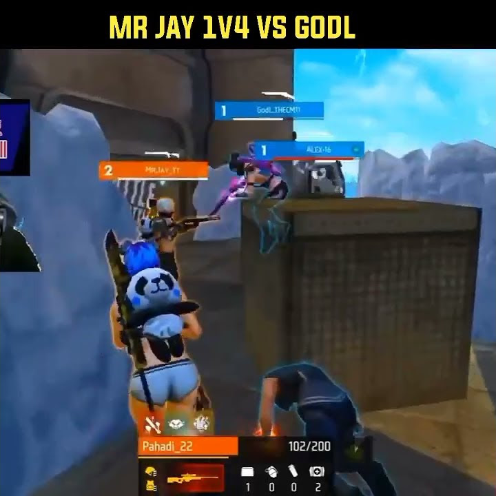 Mr jay yt 1v4 clutch vs Godlike esports | Mr jay | Orangutan elite - YouTube
