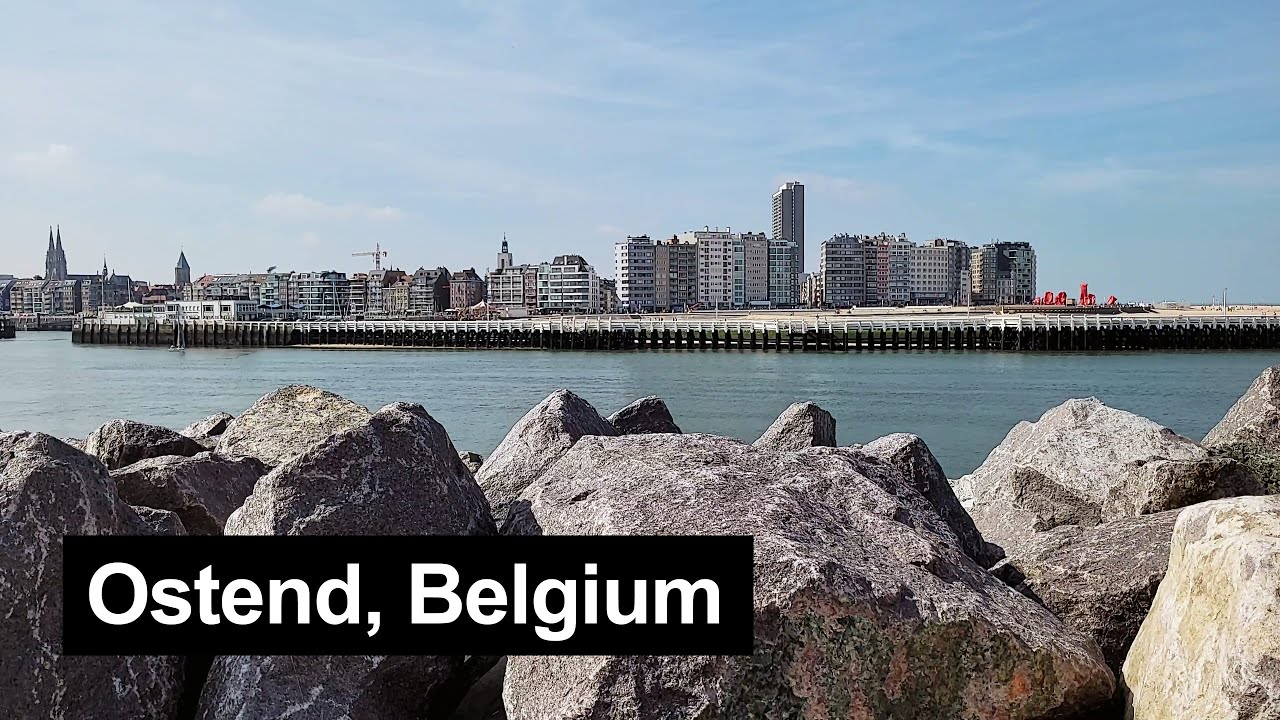 Ostend (Belgium), from the Oosteroever to the seafront promenade, 3 September 2023 [4K] - YouTube