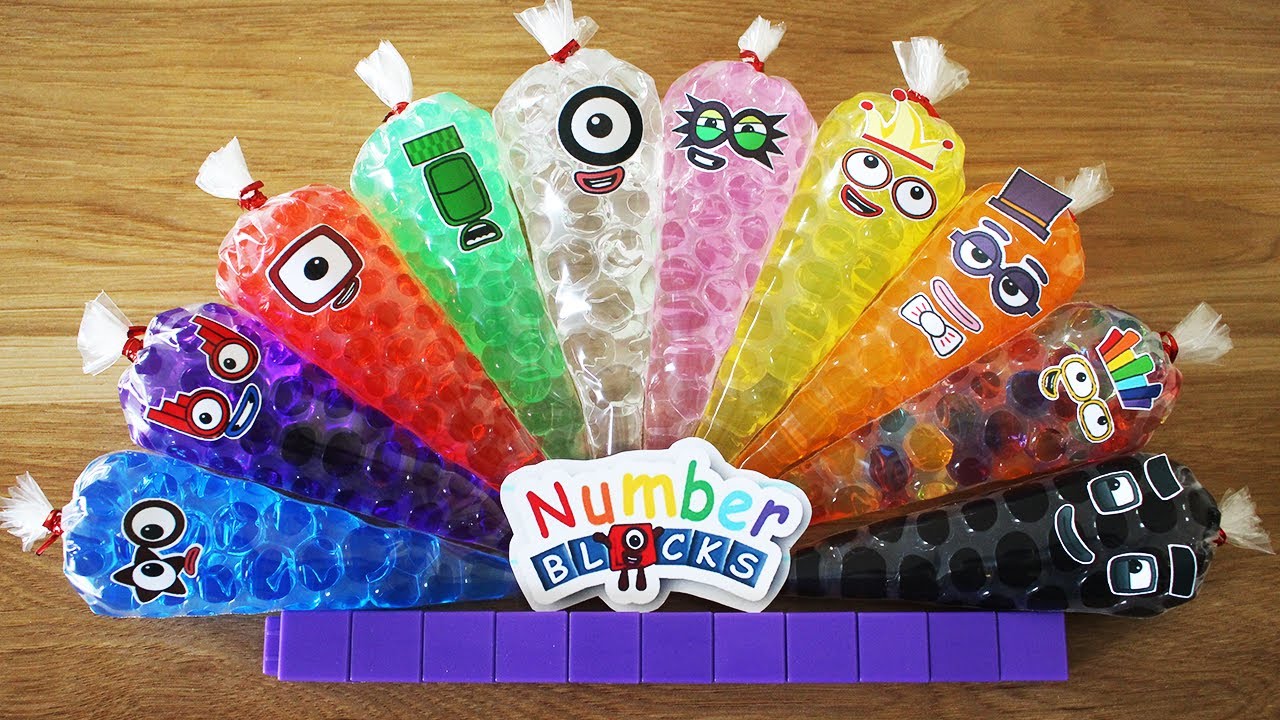 Numberblocks - Satisfying Orbeez ASMR | Relaxing Orbeez with Piping Bag ...