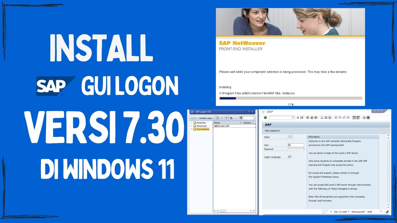 Cara Instal SAP GUI Logon Versi 7.30 di Windows - Tutorial Lengkap ...