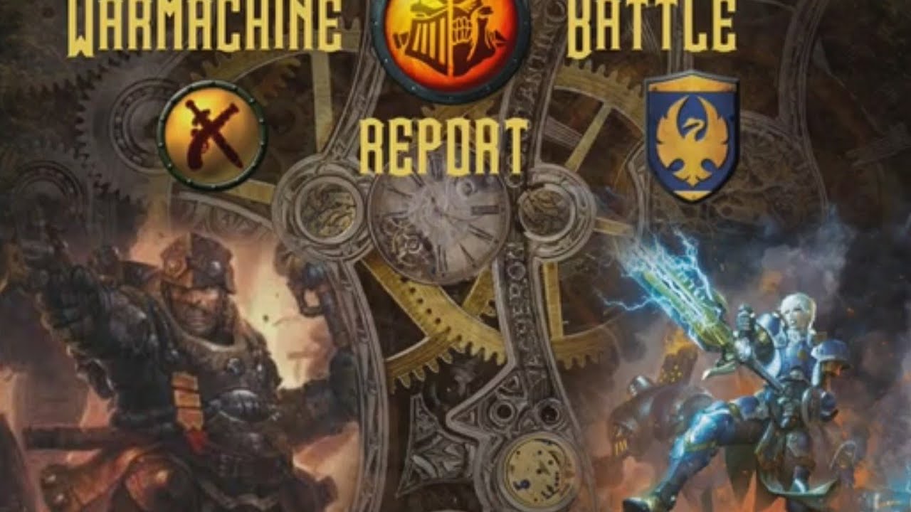 Warmachine Battle Report: General Ossrum vs Major Beth Maddox - YouTube