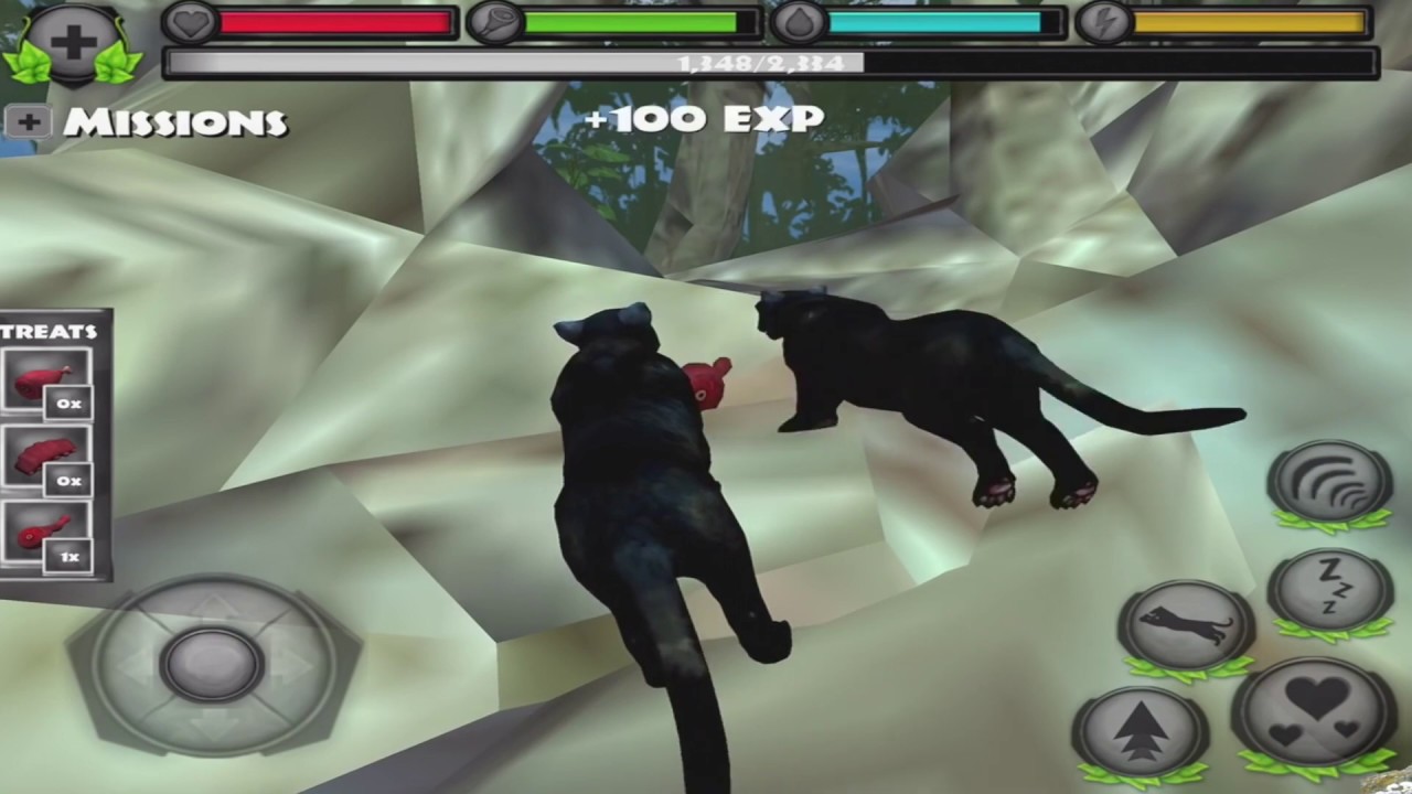 Panther VS Angry Jungle, Part 2 Panther Simulator - YouTube