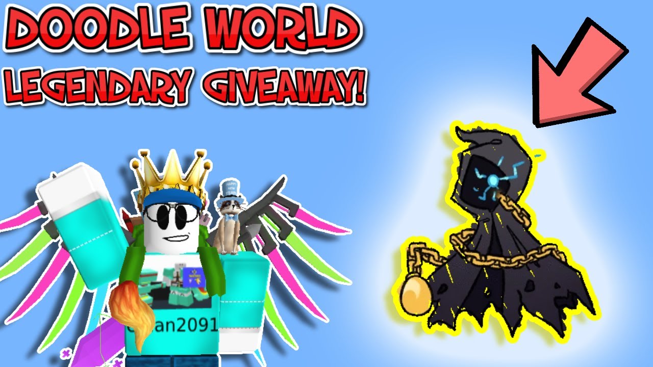 GIVING AWAY LEGENDARY DOODLE CHRONOS! - Roblox Doodle World (doodle ...