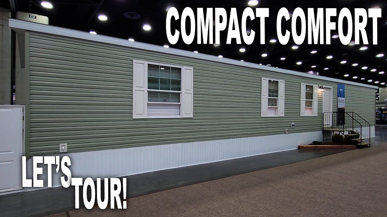 Experience Compact Comfort in this Single Wide Mobile Home! - YouTube