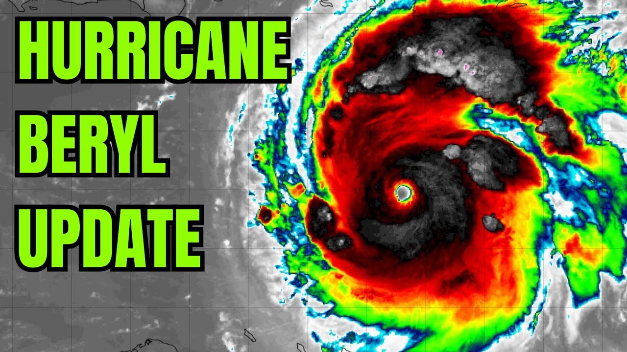 LIVE MAJOR HURRICANE BERYL UPDATE - YouTube