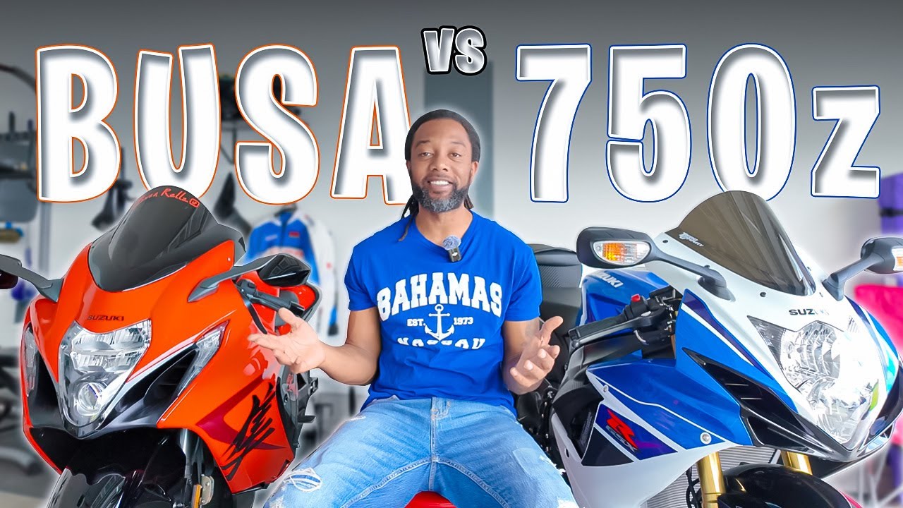 SUZUKI HAYABUSA VS SUZUKI GSXR 750Z COMPARISON - YouTube