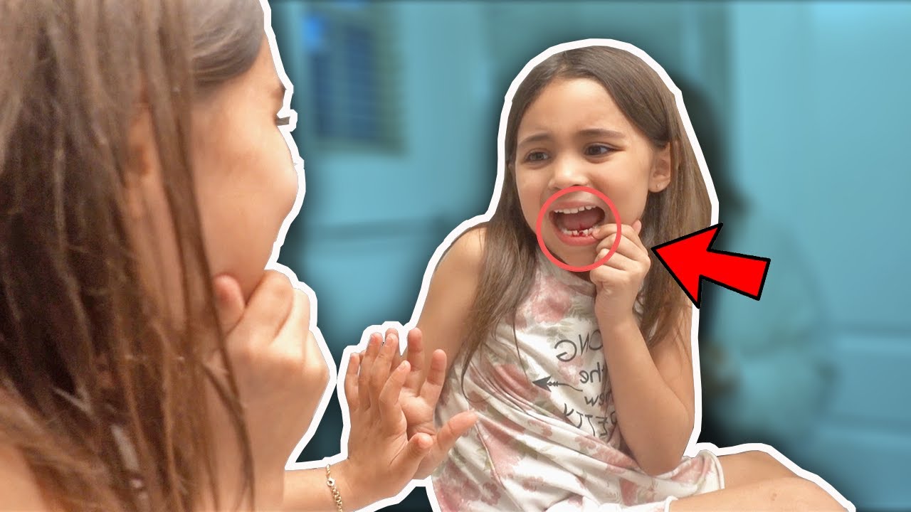 AVA LOSES HER FIRST TOOTH!! EMOTIONAL! - YouTube