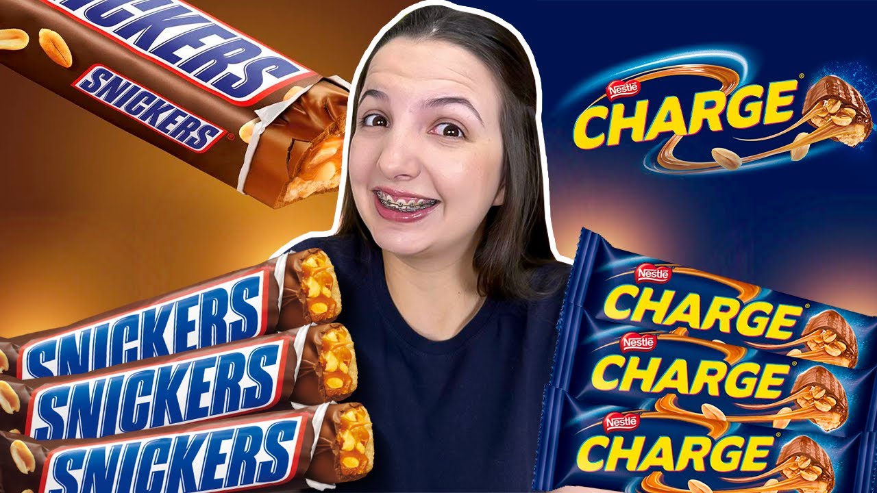 SNICKERS ou CHARGE?? AGORA VOCÊ NÃO ESCOLHE ERRADO MAIS!! - YouTube