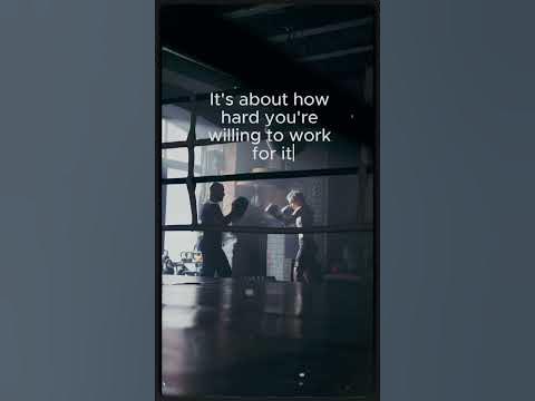 It's not about how bad you want it. It's about how hard you're willing ...