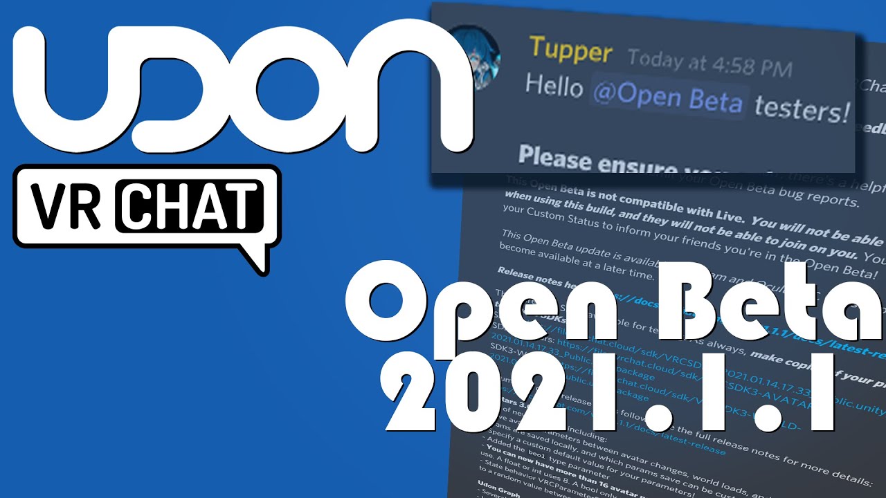 Updates and Fixes | VRChat Open-Beta 2021.1.1 - YouTube