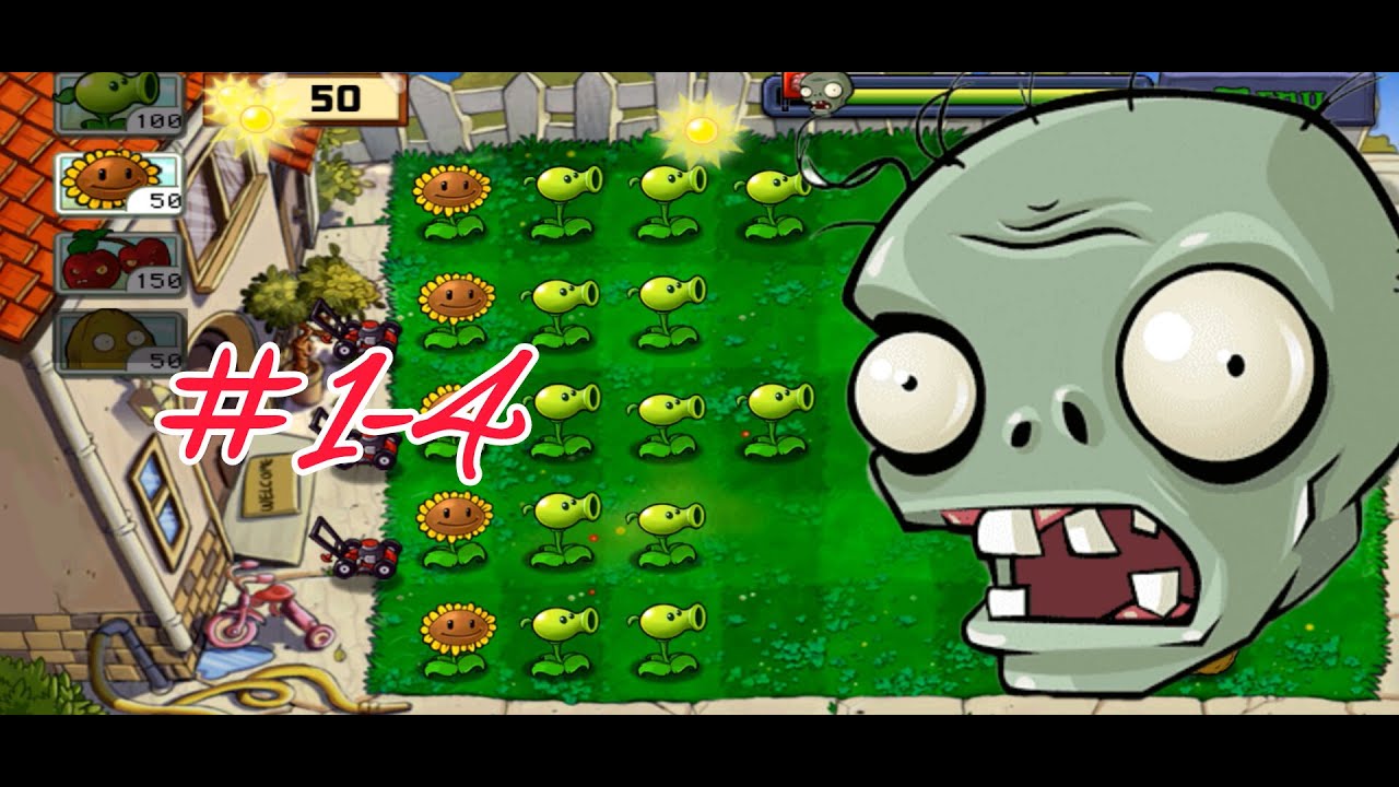 Plants vs. Zombies | Day Level 1-4 | Mobile Gameplay PVZ Series..... # ...