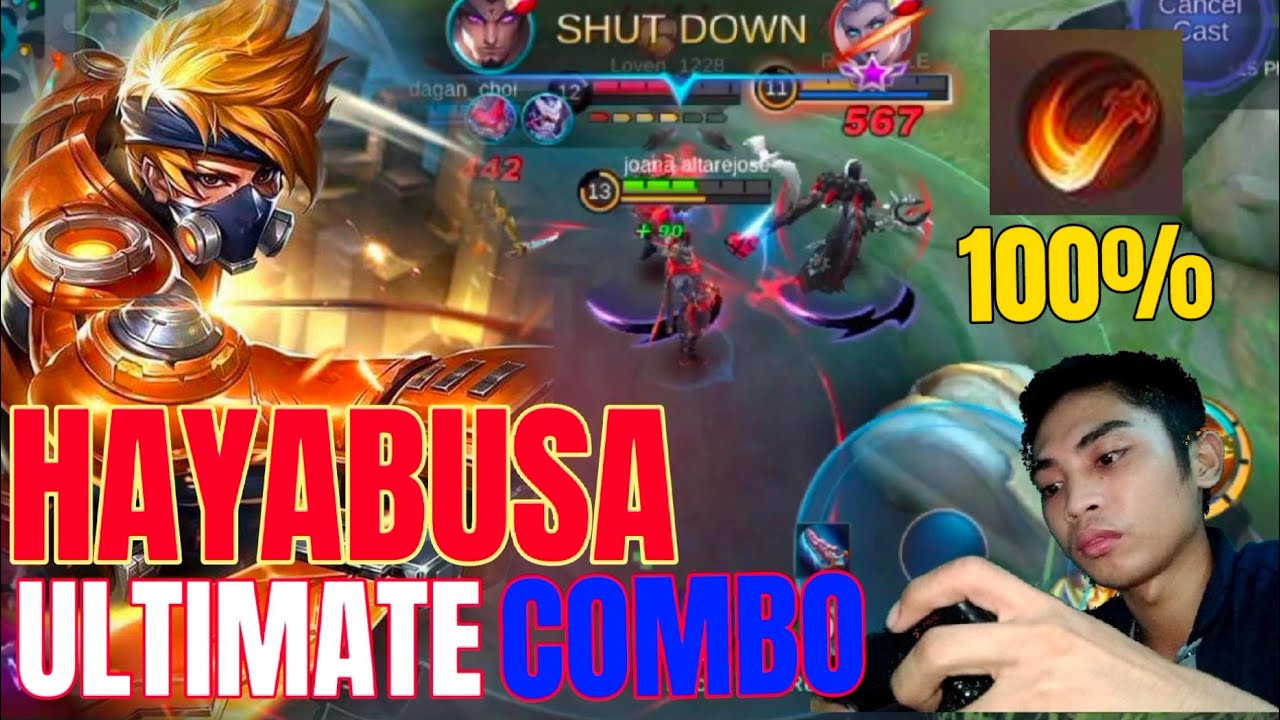 HAYABUSA ULTIMATE COMBO Mobile Legends |Asassin |Build Tips and ...