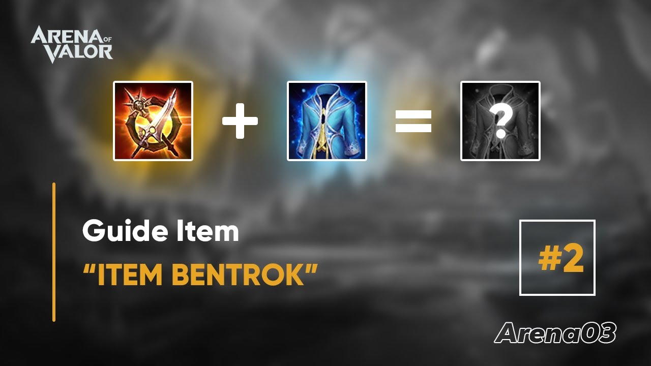 AOV Guide Item "Item Bentrok" | Arena Of Valor - YouTube