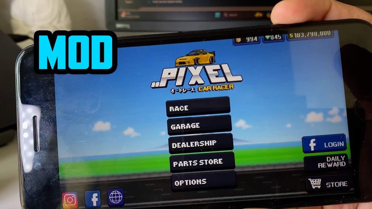 Pixel Car Racer MOD iOS iPhone (2024) - YouTube