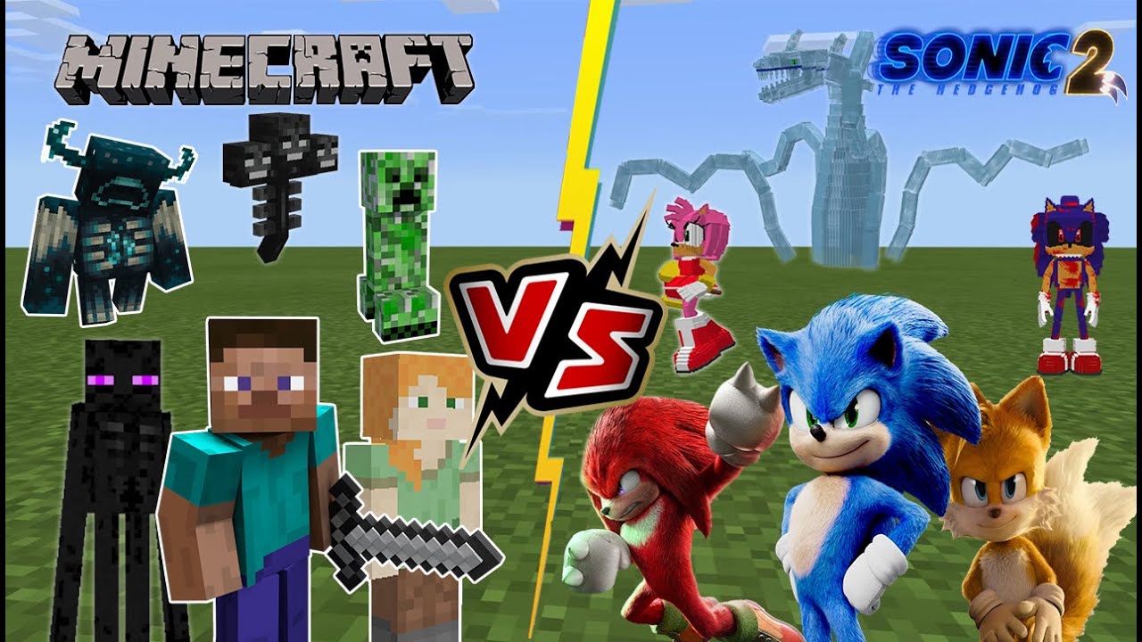 Sonic the Hedgehog 2 Movie (2022) VS Minecraft [Secret Ending Boss ...