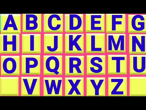 ABCD in English । Alphabet song । Read and write Alphabet । Phonics ...