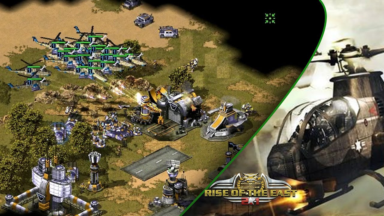 Red Alert 2 - Rise of the East Mod | GLA attack helicopter - YouTube