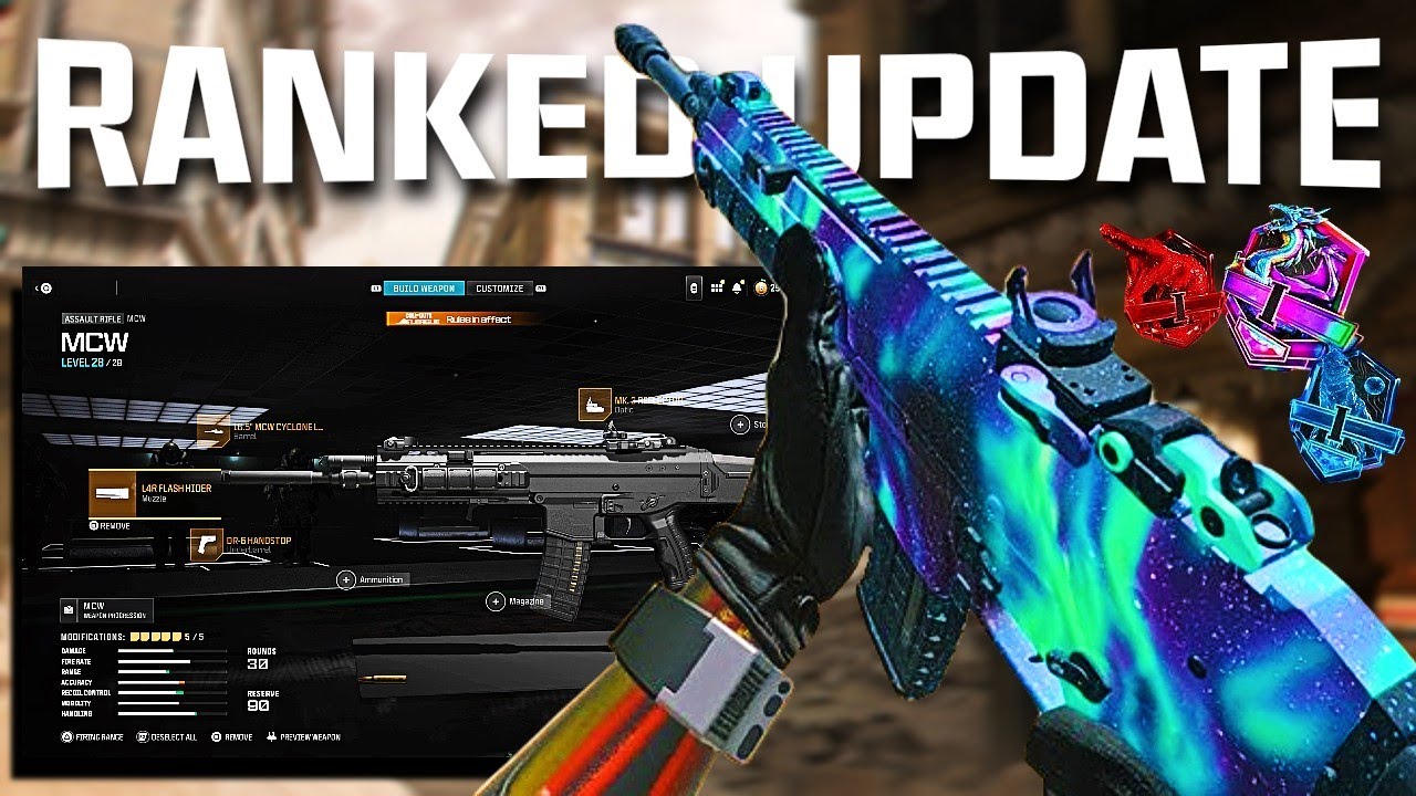 Best *UPDATED* MCW Class Setup in MW3 Ranked Play - YouTube