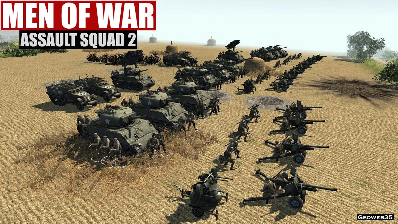 Men of War Assault Squad 2 USA Campaign "Overlord" US Army attack on ...