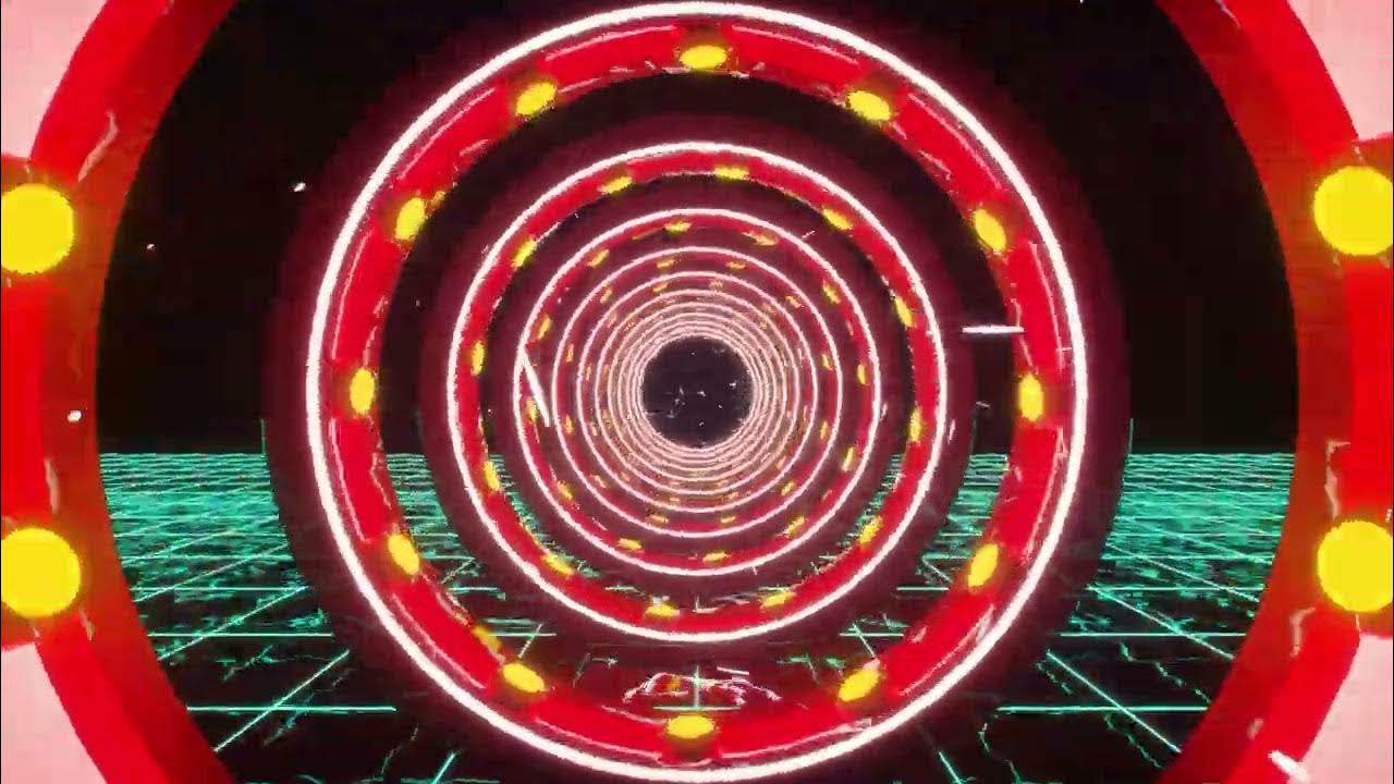 Infinite Tunnel Loop for VJs (2 Hours Relaxing, Satisfying, VJ Loop, Screensaver, ASMR) 4K - YouTube