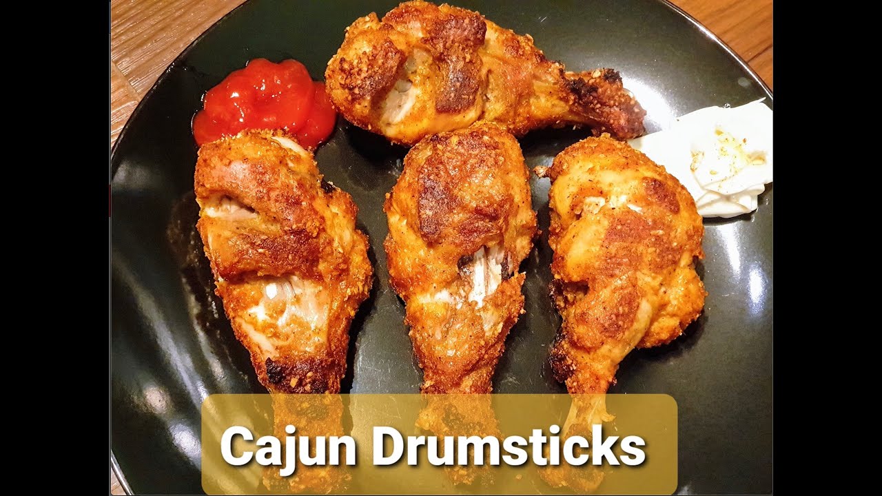 Baked Cajun Chicken Drumsticks Baked Drumsticks Recipe Healthy Cajun Chicken Broiled
