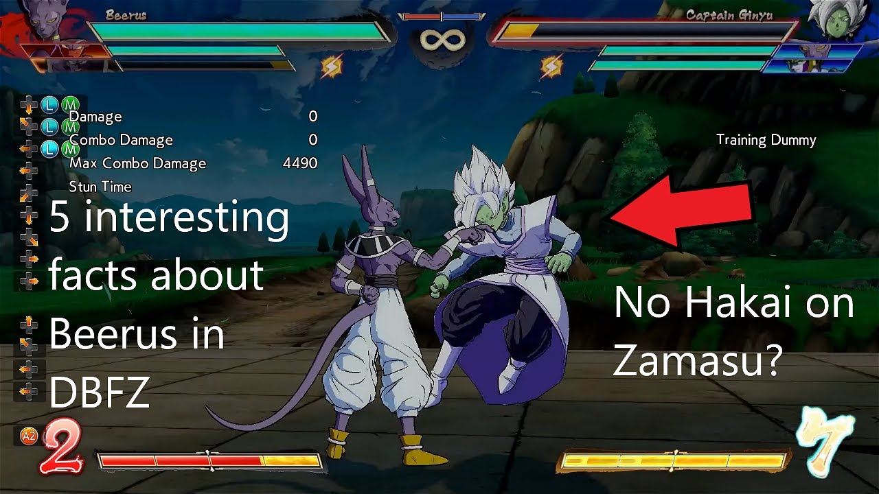 5 interesting facts about Beerus in DBFZ | Dragon Ball FighterZ - YouTube