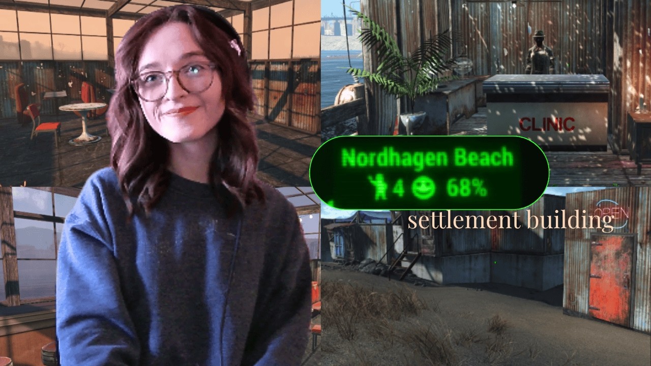 building a seaside diner 🍔 cozy fallout 4 settlement builds [8] - YouTube
