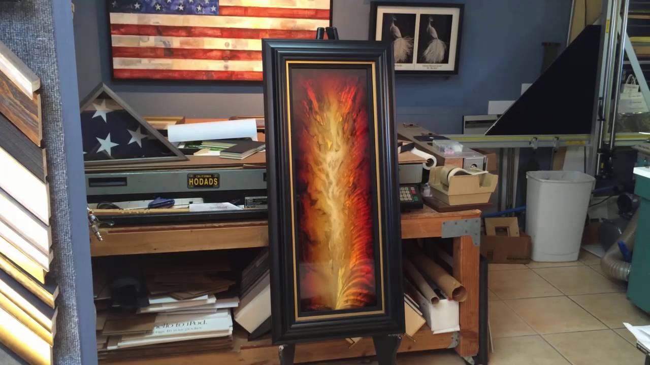 Tips On How to Frame Gold-toned Artwork - YouTube