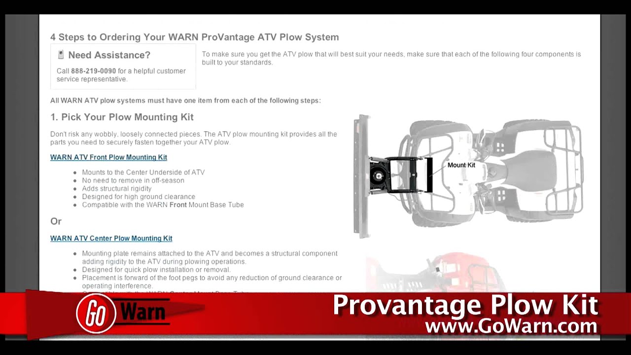 New Product: WARN ProVantage Plow System Kits - YouTube