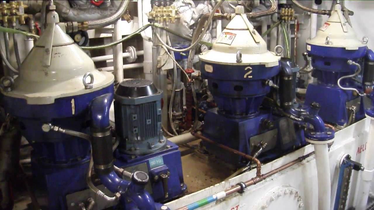General cargo ship engine room tour - YouTube