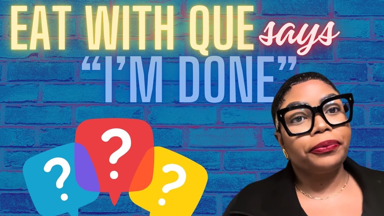 EAT WITH QUE REVEALS SHE WILL NOT BE GOING BACK TO NIGERIA 👀 - YouTube