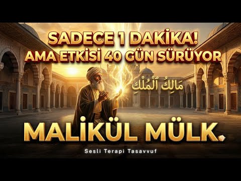 Sadece 1 Dakika! Ama Etkisi 40 Gün Sürüyor… Maalikül Mülk Sırrını Bilenler Susuyor!