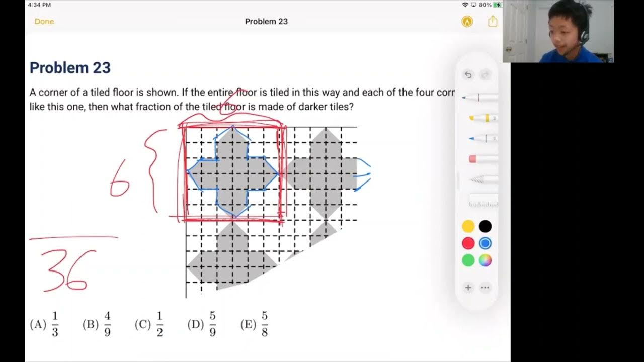 2002 AMC 8 Problem 23 Solution - YouTube