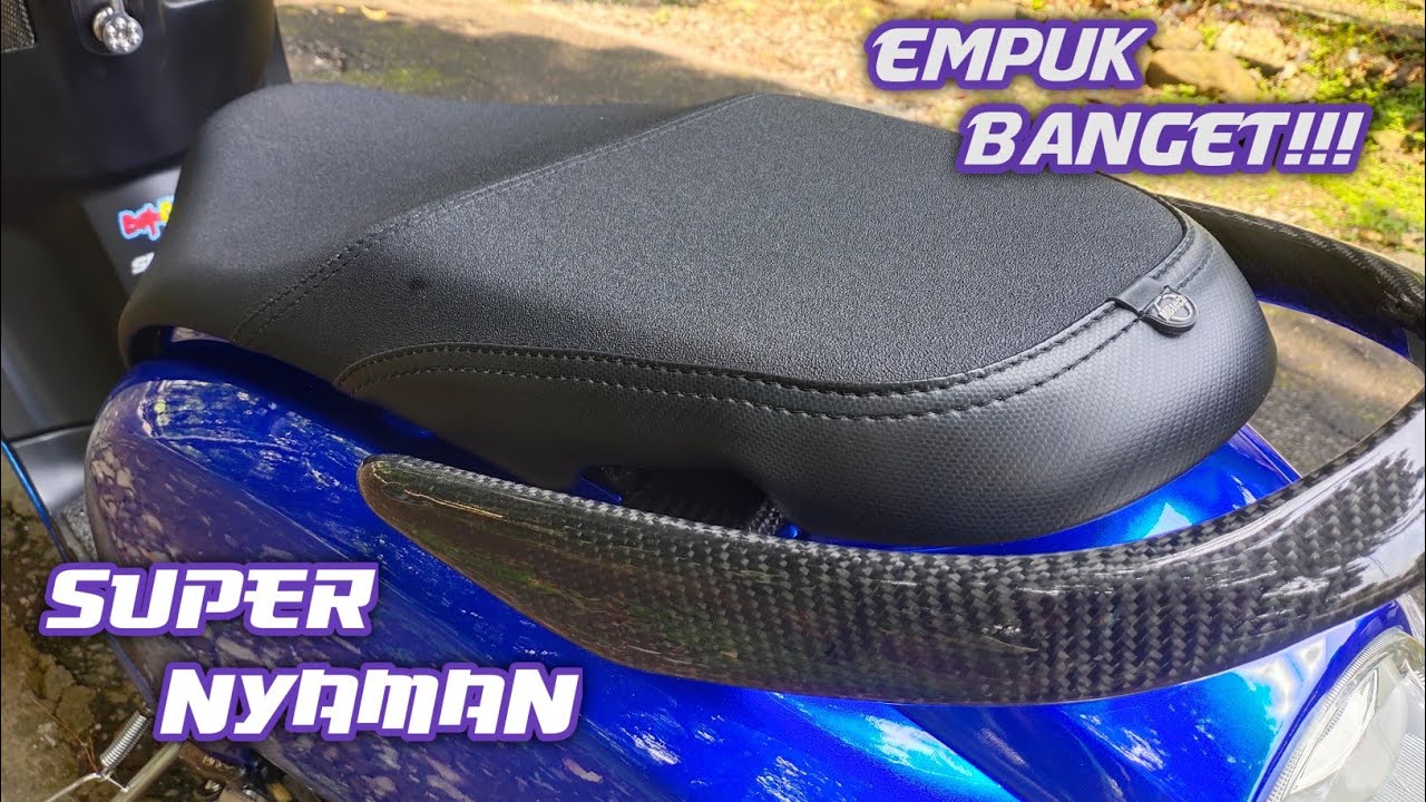 Ganti Kulit Jok MBTECH | Sarung Jok Motor Scoopy Variasi - YouTube