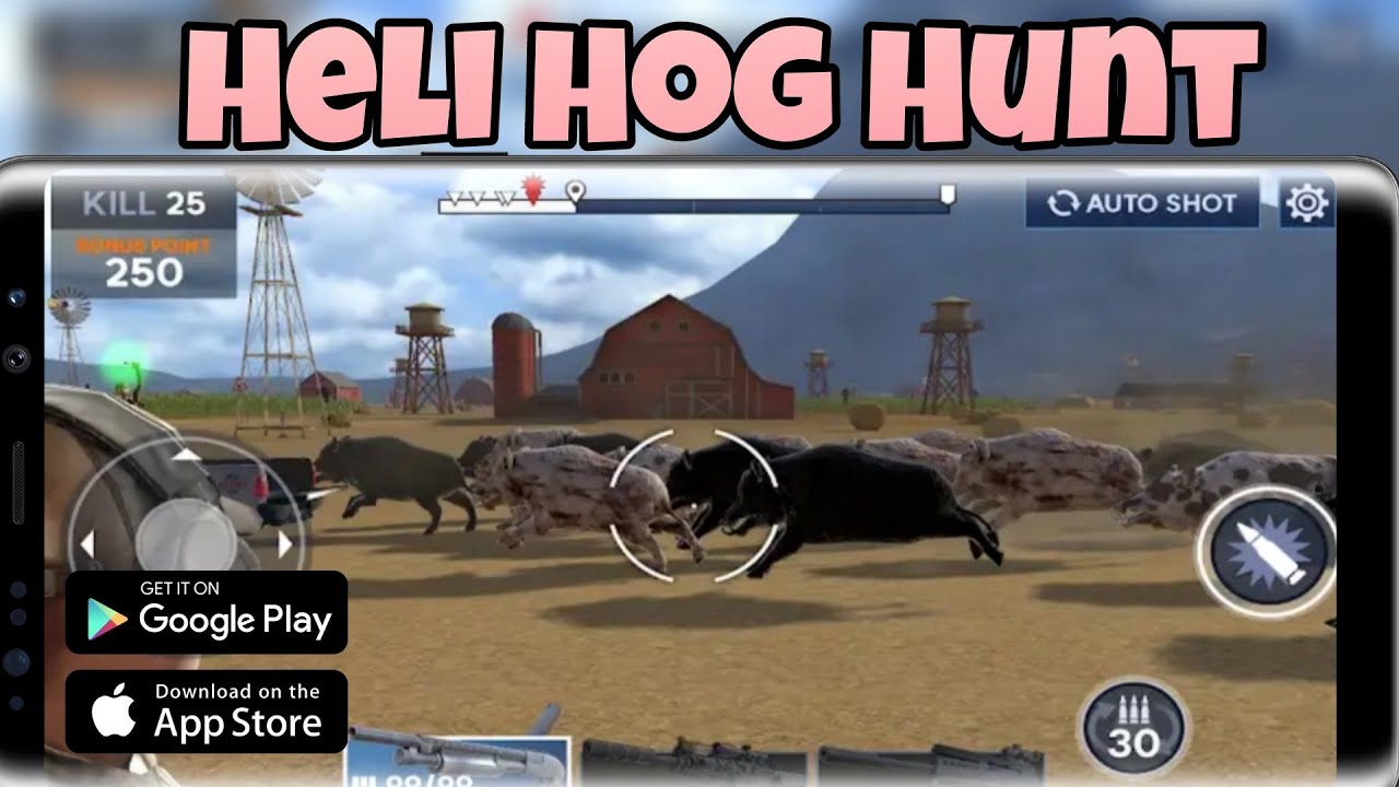 Heli Hog Hunt Gameplay Walkthrough Part 1 (iOS, Android) - YouTube