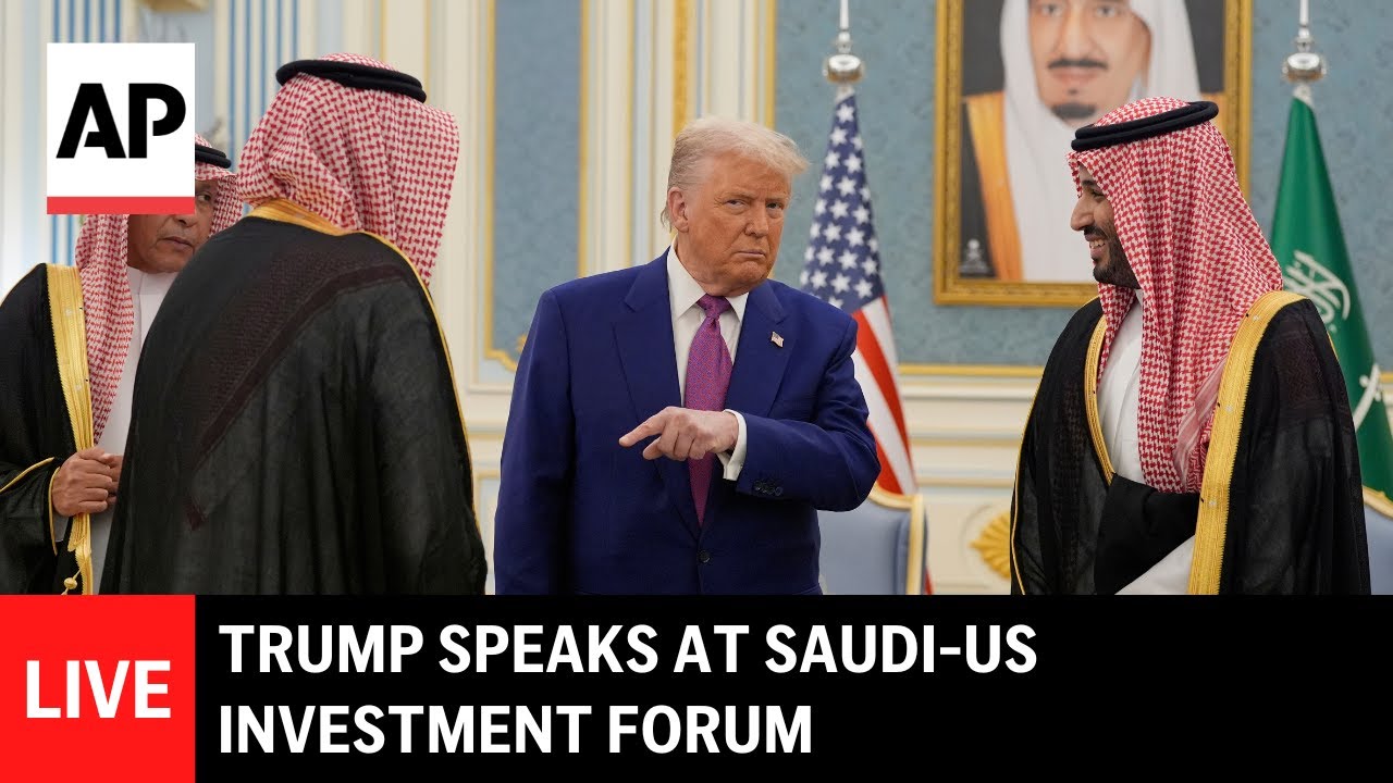 LIVE: Trump speaks at Saudi-US Investment Forum - YouTube