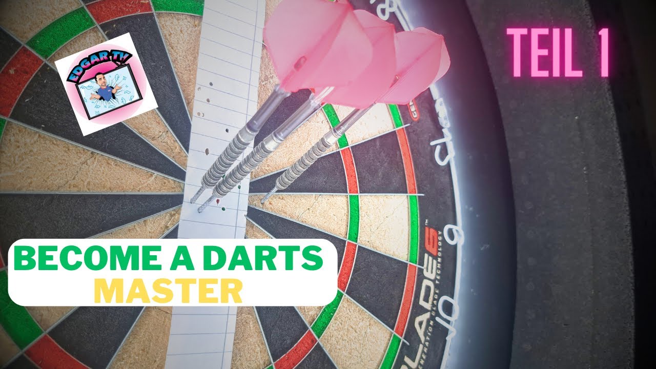 Ich versuche die "Become a darts master" Challenge von Matthew Edgar I ...