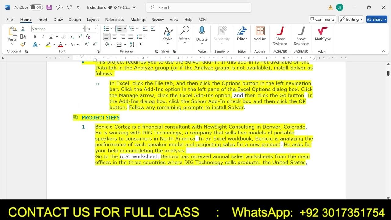 NP_EX19_CS5-8a | MS Excel Modules 5-8: SAM Capstone Project 1a ...