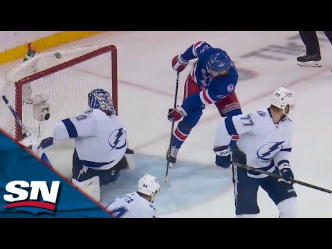 Kaapo Kakko Tips In A Nice Feed From Adam Fox To Take The Lead For The Rangers