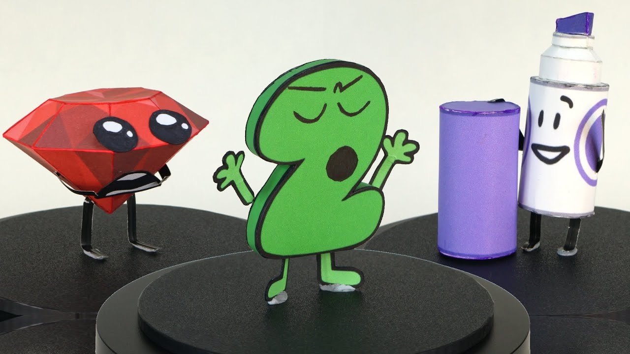 All BFDI Paper Crafts so far - YouTube