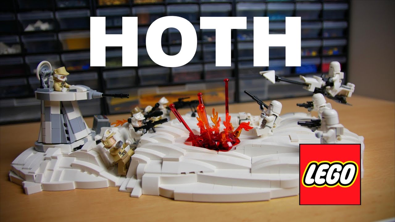Lego Star Wars HOTH MOC build TIMELAPSE - YouTube