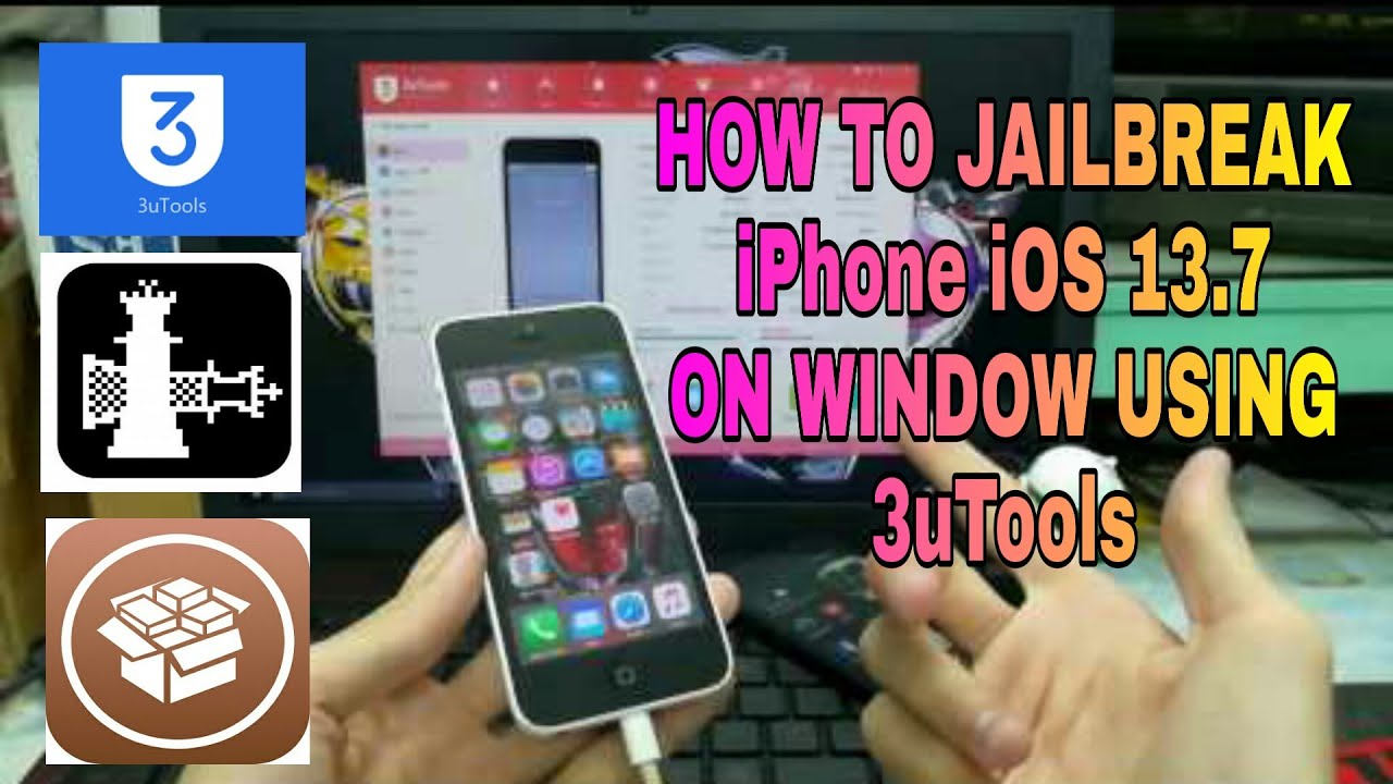 Jailbreak iPhone (iOS 13.7) on Window PC using 3uTools - YouTube