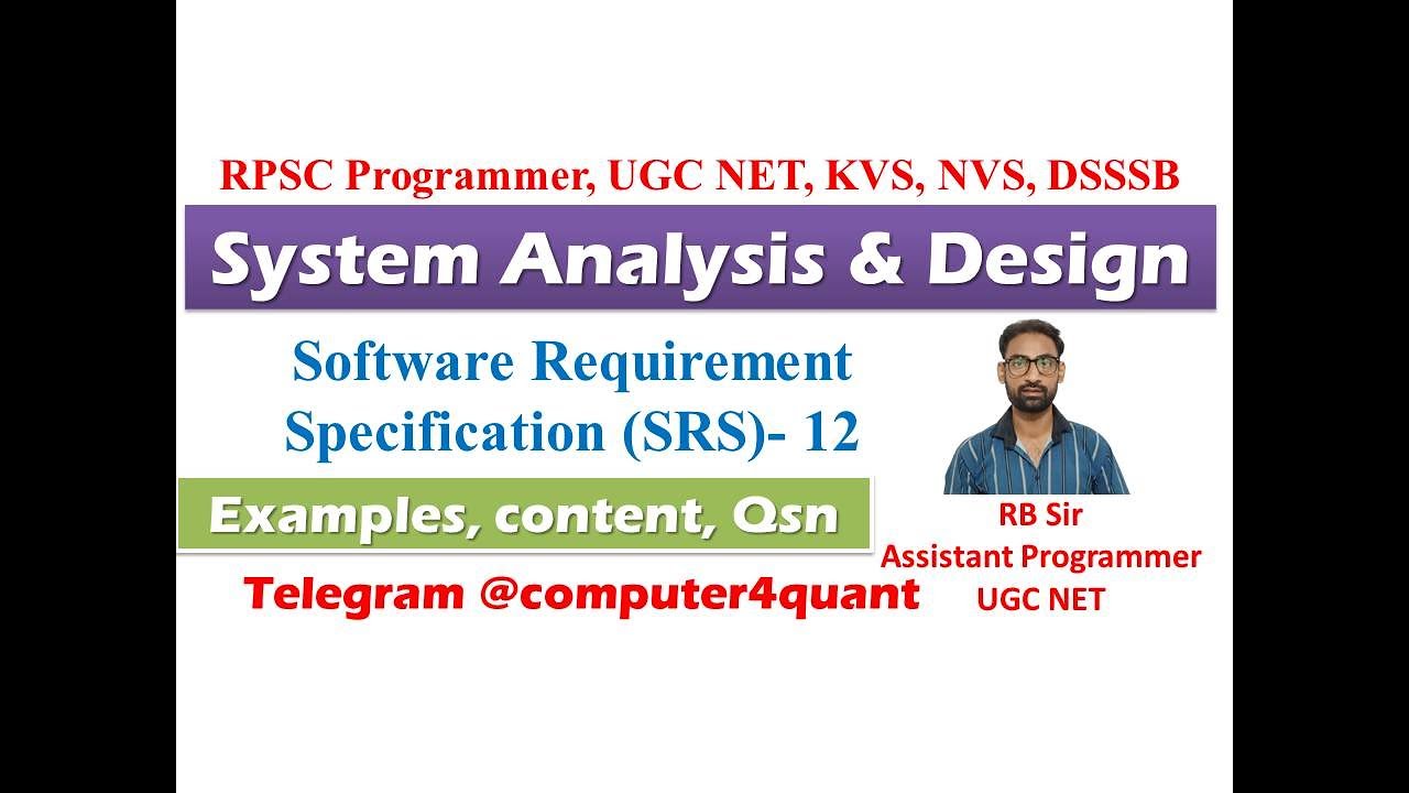 System Analysis And Design 12 Software Requirement Specification system-analysis-and-design-12-software-requirement-specification