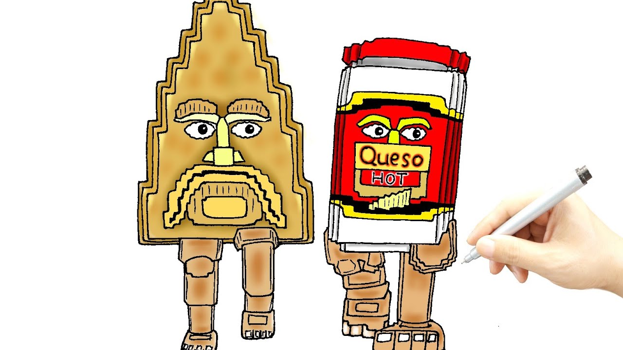How to draw chipso and queso steal a brainrot - YouTube
