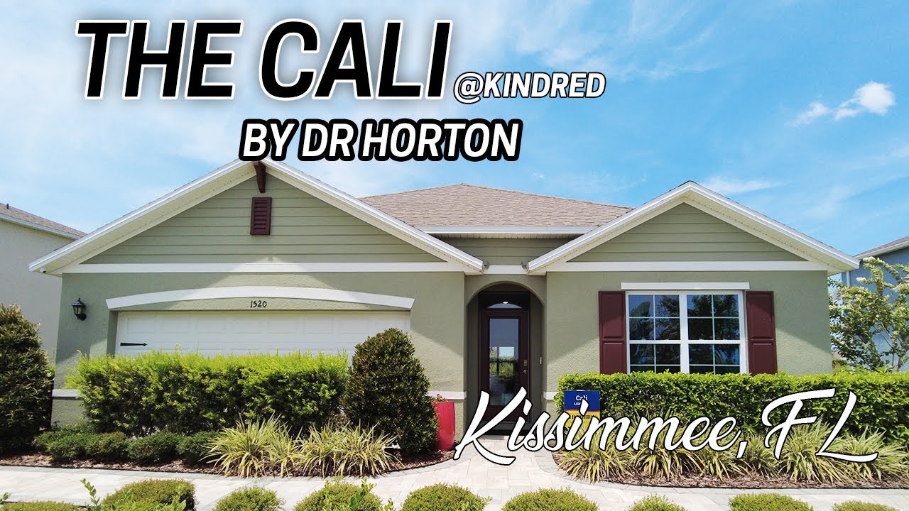 Kissimmee, FL | DR Horton | Cali Floor Plan | 1,828 sq ft | Kindred #MovingToFlorida - YouTube