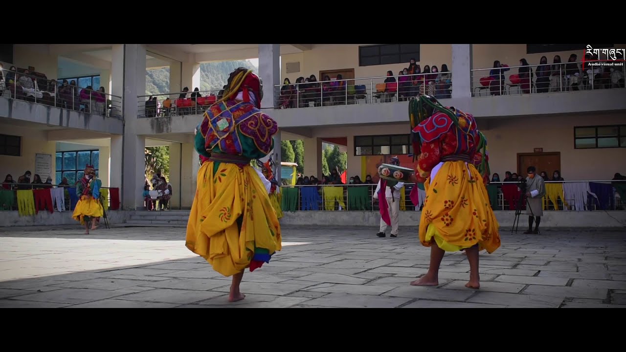 DRAMETSE NGACHAM|Mask Dance|CLCS|Bhutanese Mask Dance 2021|ID:AV050 ...