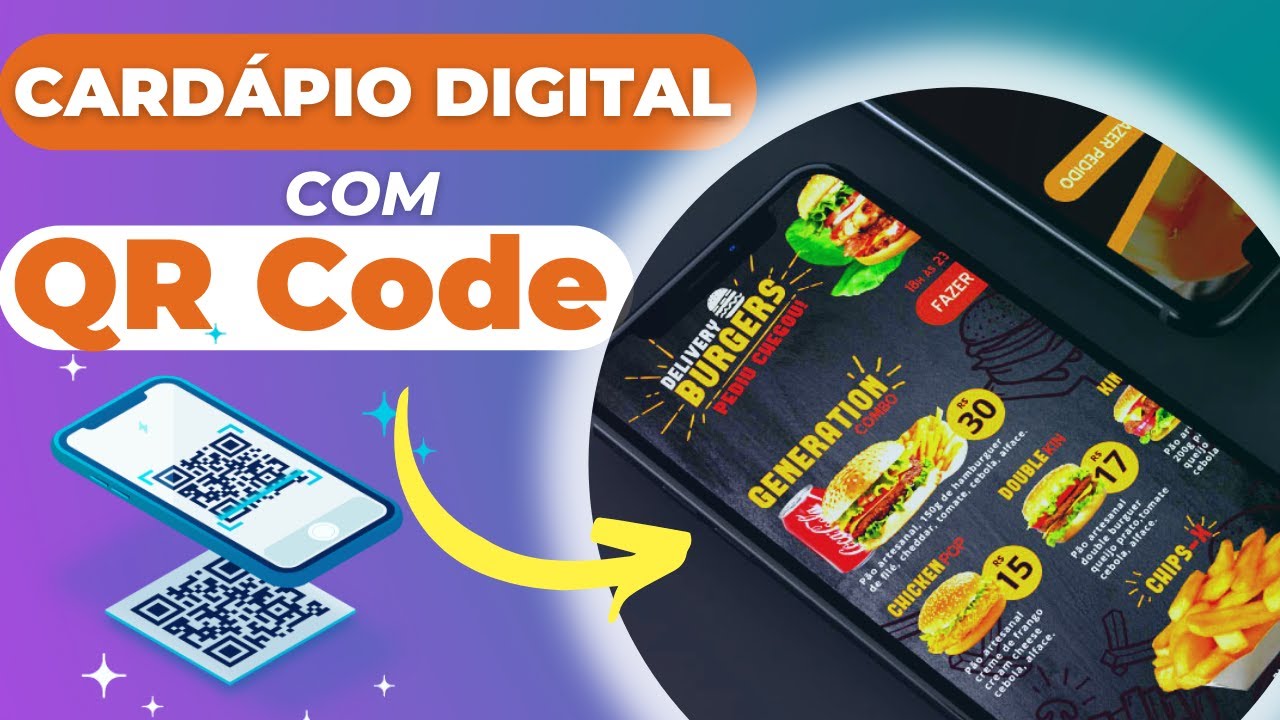 Como fazer um cardápio digital usando QR Code - YouTube