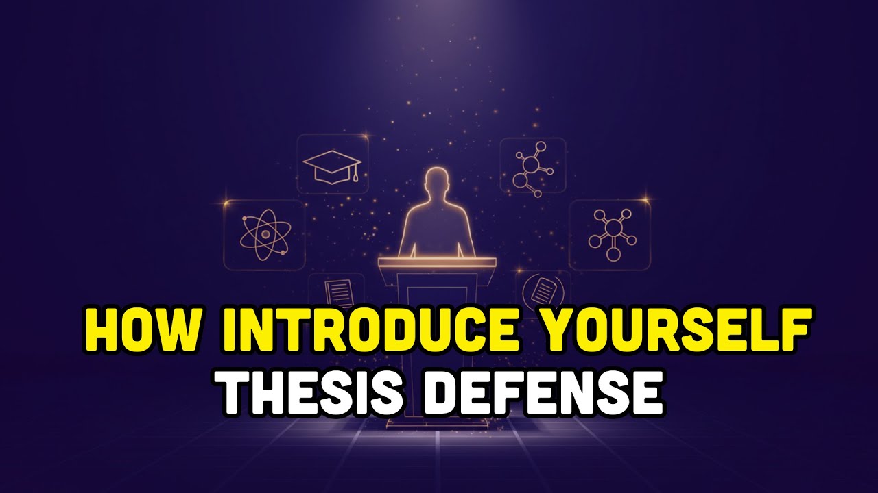 How To Introduce Yourself In Thesis Defense? - YouTube