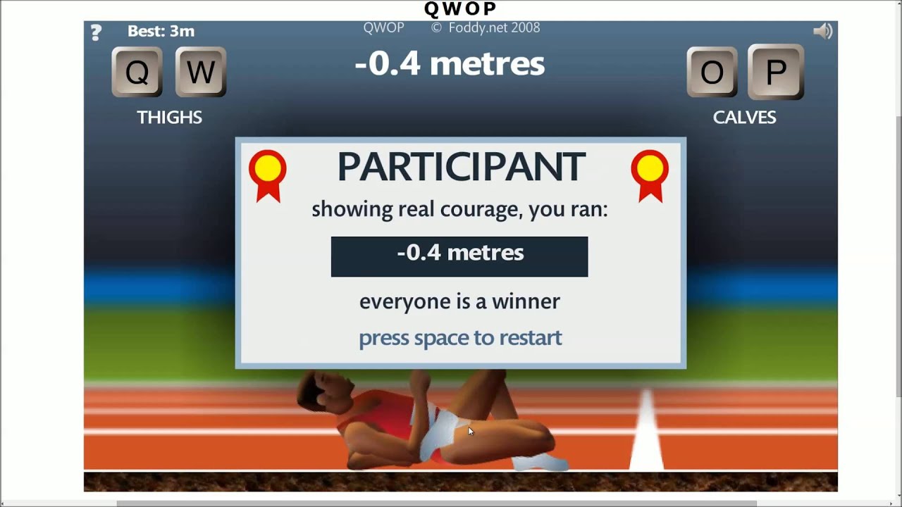 QWOP (Browser Games) QWOP - YouTube