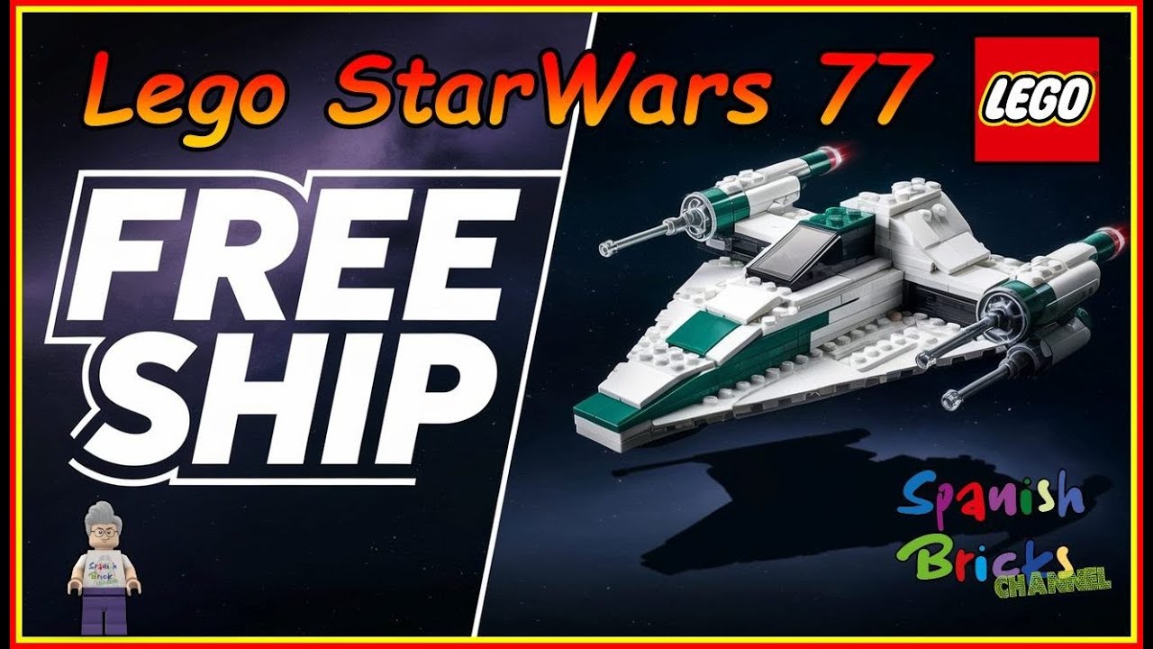 LEGO Star Wars Número 77 con un A-wing de regalo! - YouTube